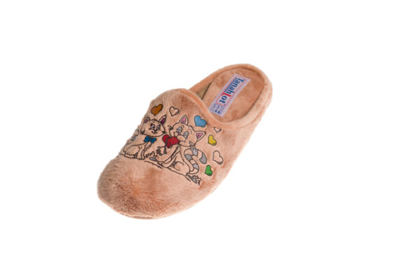 LADIES MULE SLIPPER IN PLUSH 9352975 | Shoesy footwear